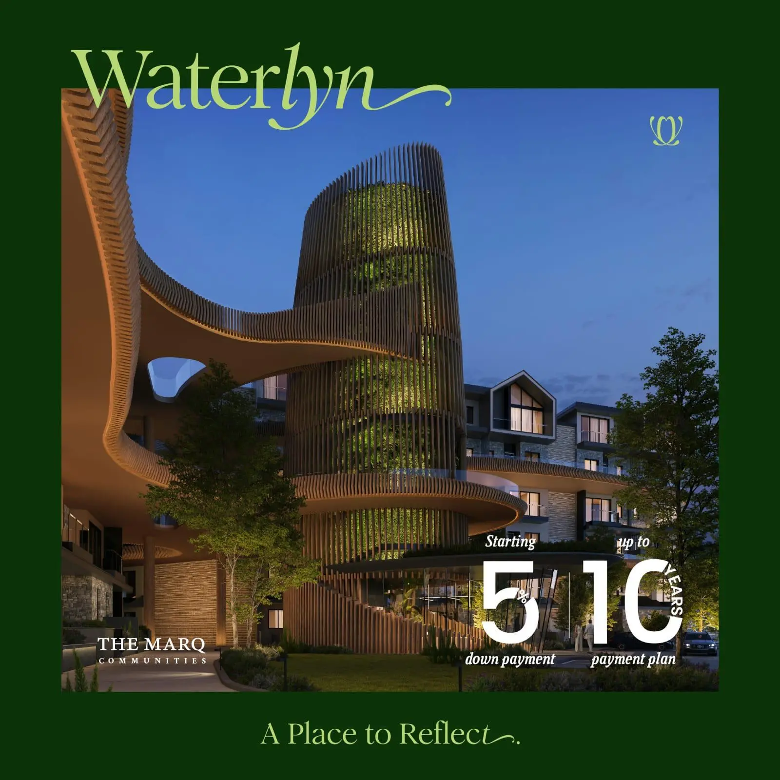 كمبوند واتر لين المستقبل سيتي Waterlyn New Cairo – أحدث مشاريع ذا مارك ...